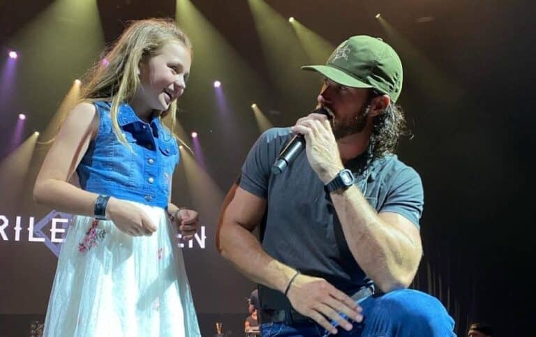 In the middle of a performance at the Choctaw Grand Theater, Riley ...