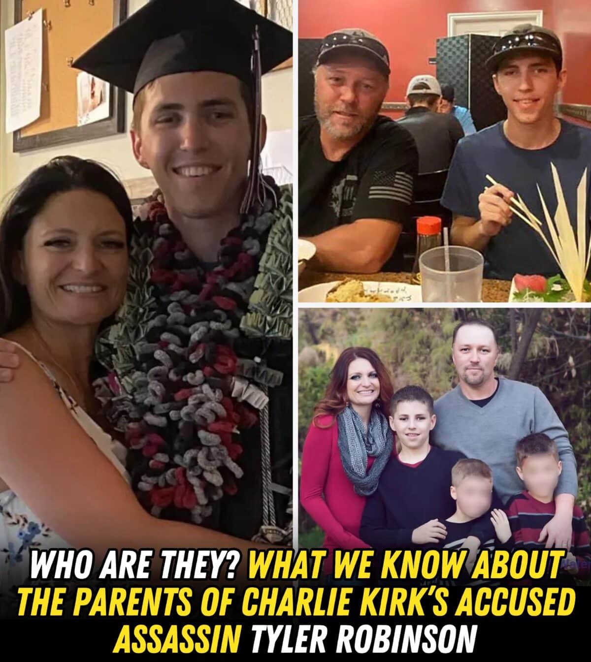 What we know about the parents of Charlie Kirk’s accused assassin, Tyler Robinson - Daily Stories