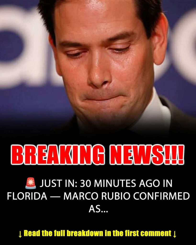 30 Minutes ago in Florida , Marco Rubio was confirmed as…See more in ...