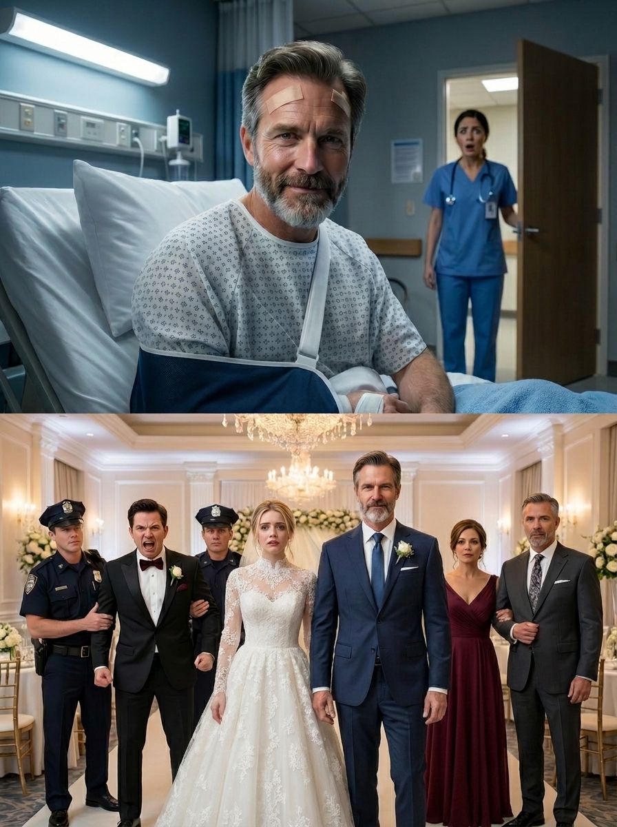 My daughter called me from her wedding suite while I was lying in a ...
